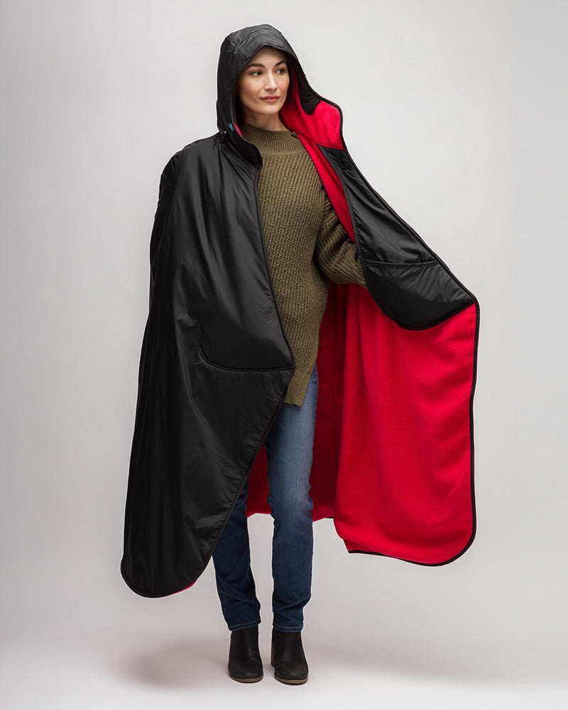 Mambe Hooded Blanket | Waterproof Hooded Sideline Cape – Mambe Blanket Co.